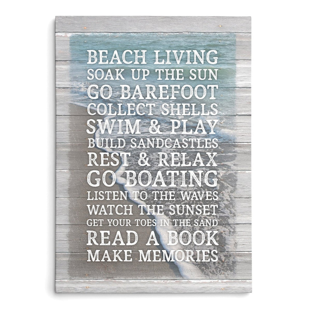 Beach Rules Sign - Canvas Print – Jennifer Ditterich Designs