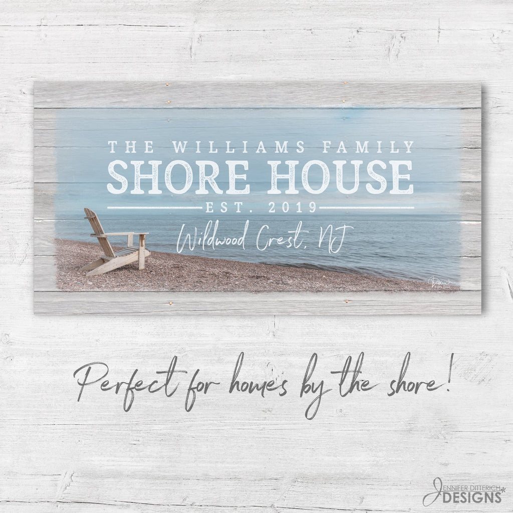 Custom Shore House Sign – Jennifer Ditterich Designs