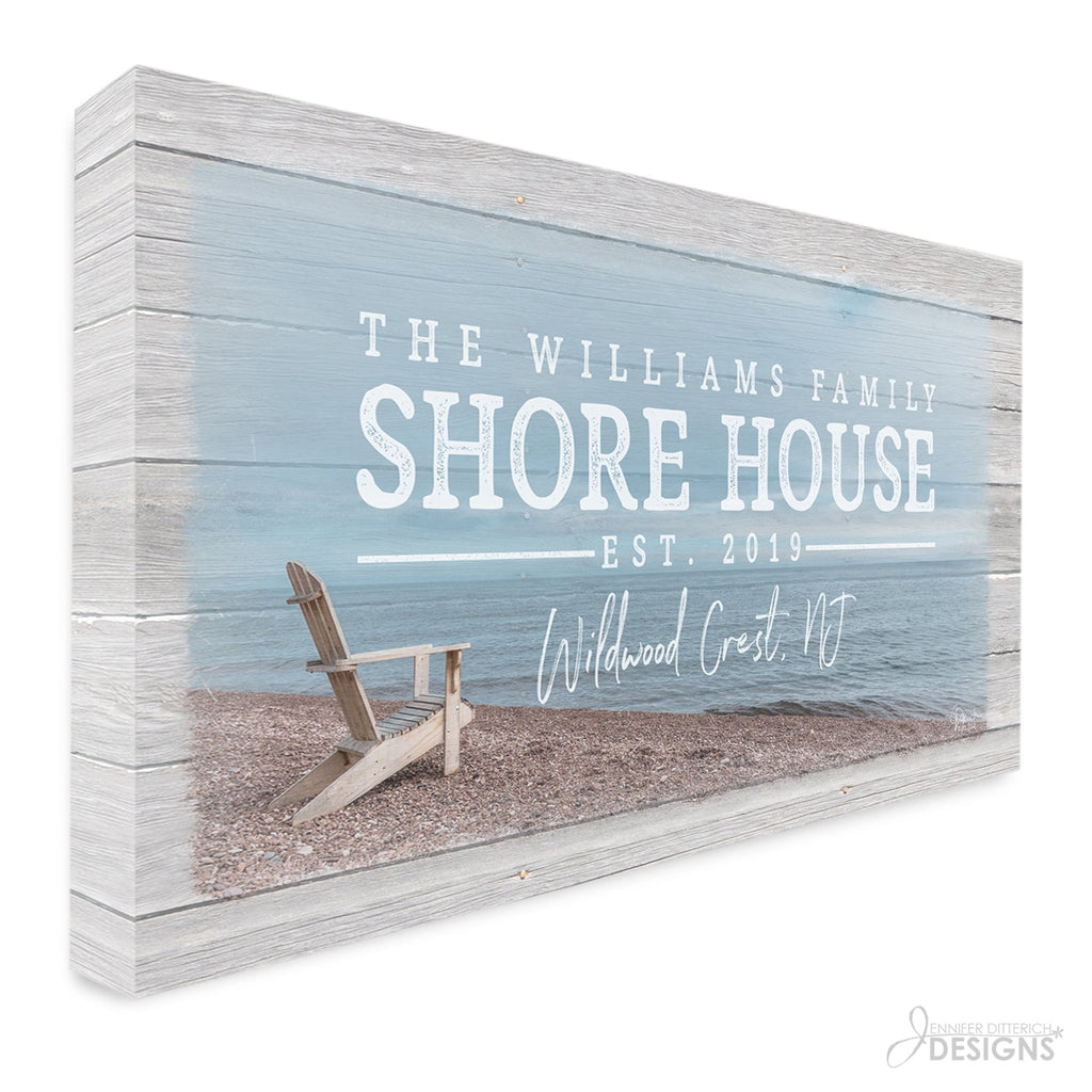 Custom Shore House Sign – Jennifer Ditterich Designs