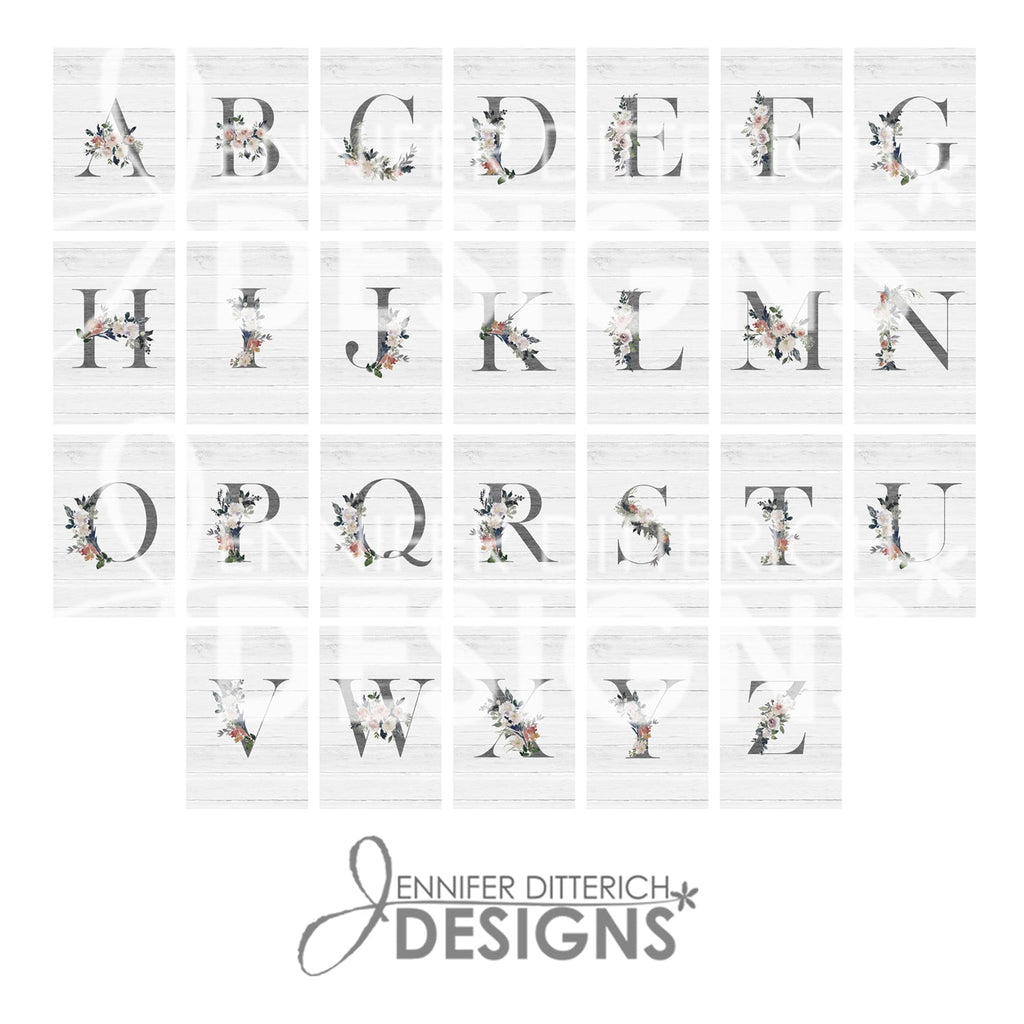 Monogram Note Card Set with Custom Wording – Jennifer Ditterich Designs