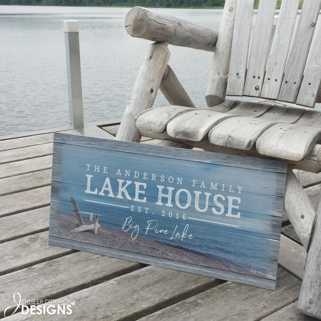 Outdoor Lake House Sign – Jennifer Ditterich Designs