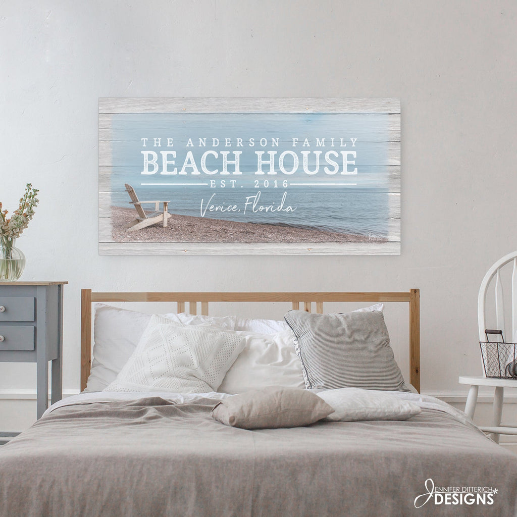 Personalized Beach House Sign – Jennifer Ditterich Designs