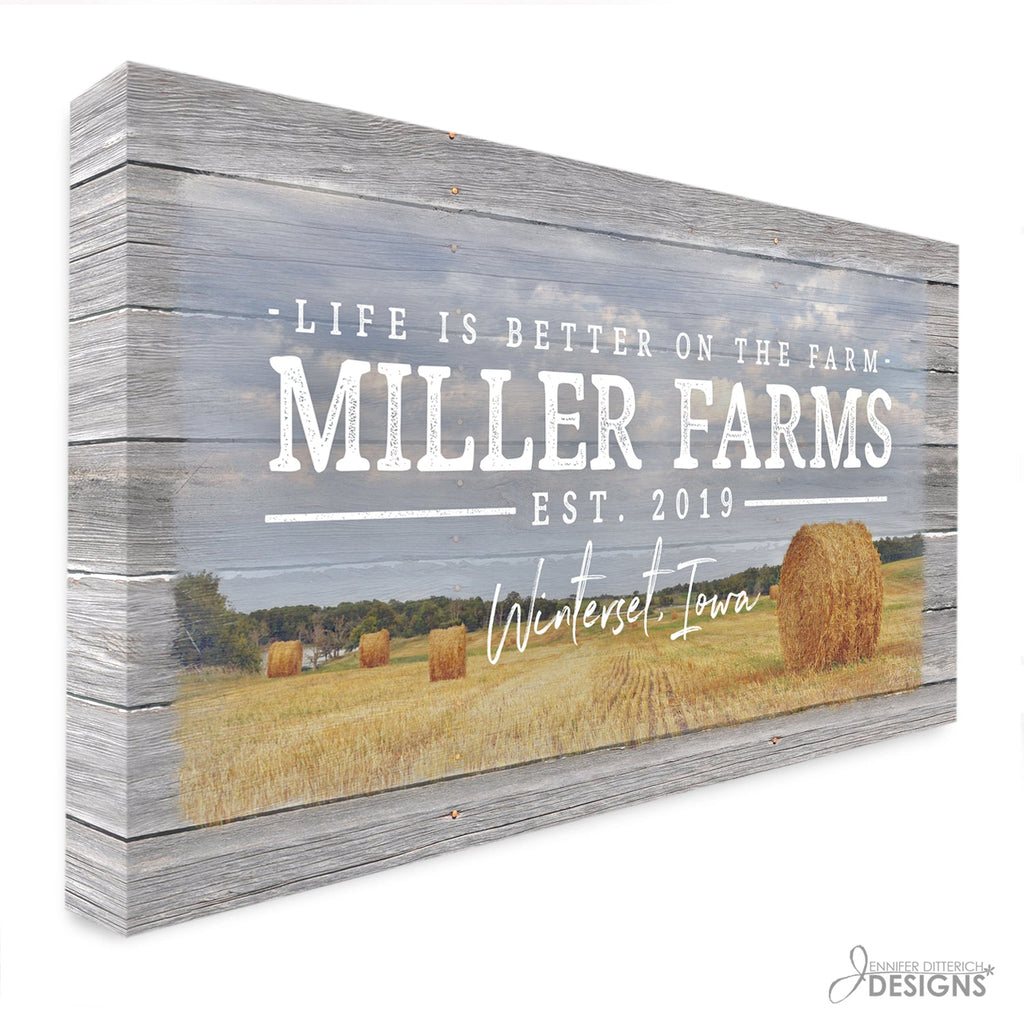 Personalized Farm Name Sign – Jennifer Ditterich Designs